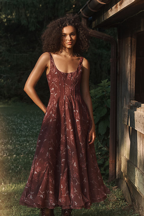 V. CHAPMAN V. Chapman x Kristopher Brock Catalonia Midi Dress